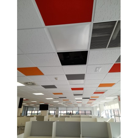 Placas FONOABSORVENTES para techo.